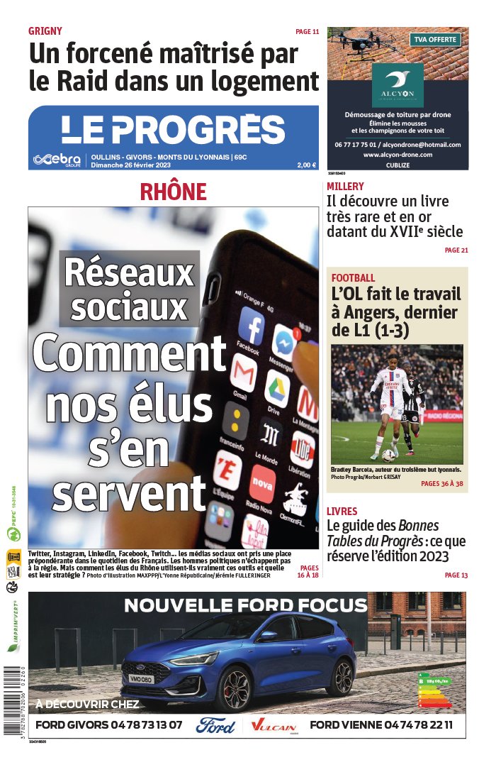 Le Progrès N°20230226 du 26 février 2023 à télécharger sur iPad