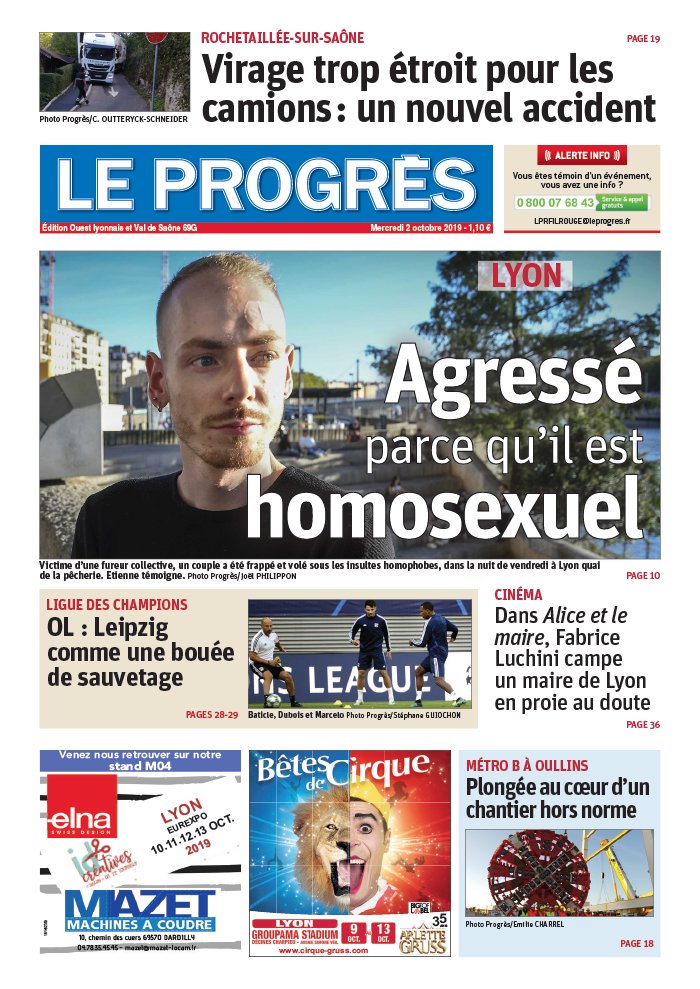 Le Progrès N°20191002 du 02 octobre 2019 à télécharger sur iPad