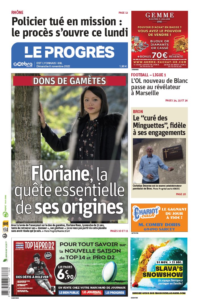 Le Progrès N°20221106 du 06 novembre 2022 à télécharger sur iPad