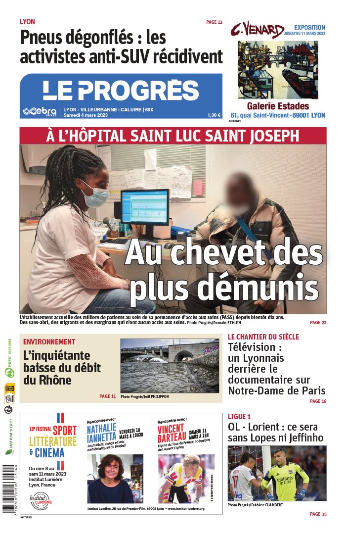 Le Progrès N°20230304 du 04 mars 2023 à télécharger sur iPad