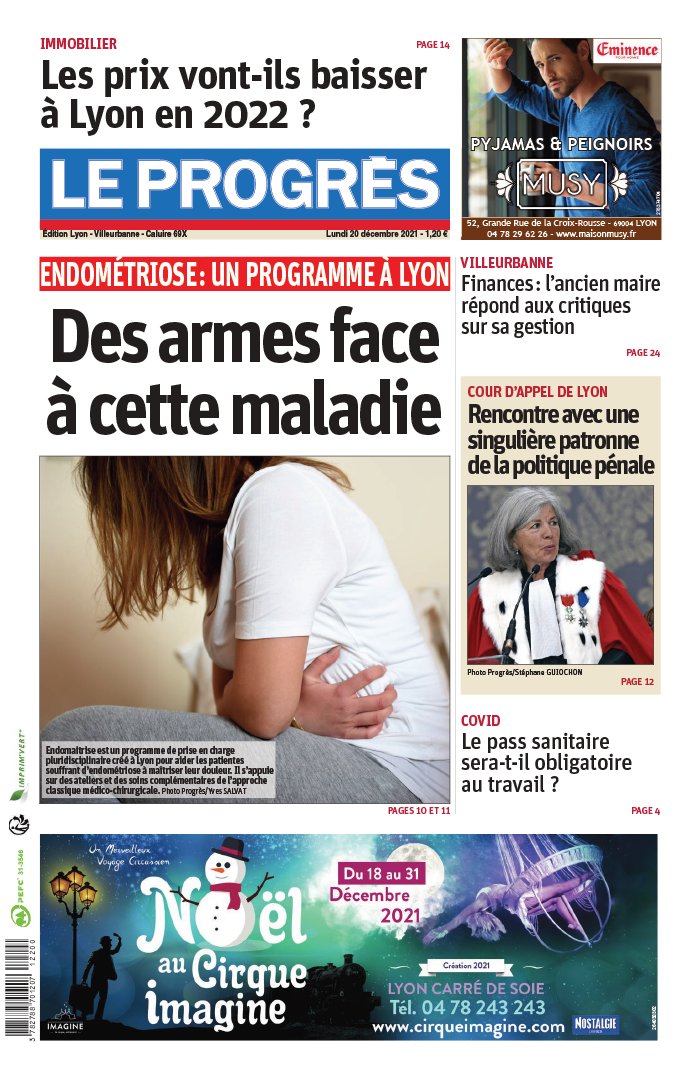 Le Progrès N°20211220 du 20 décembre 2021 à télécharger sur iPad