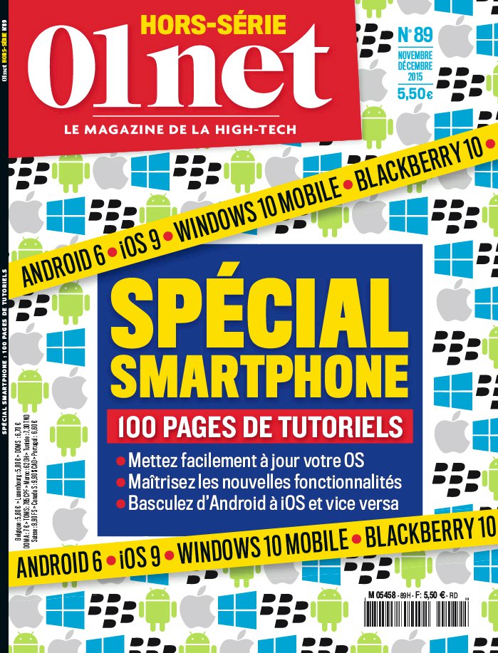01net Hors-Série N°89 du 27 novembre 2015 à télécharger sur iPad