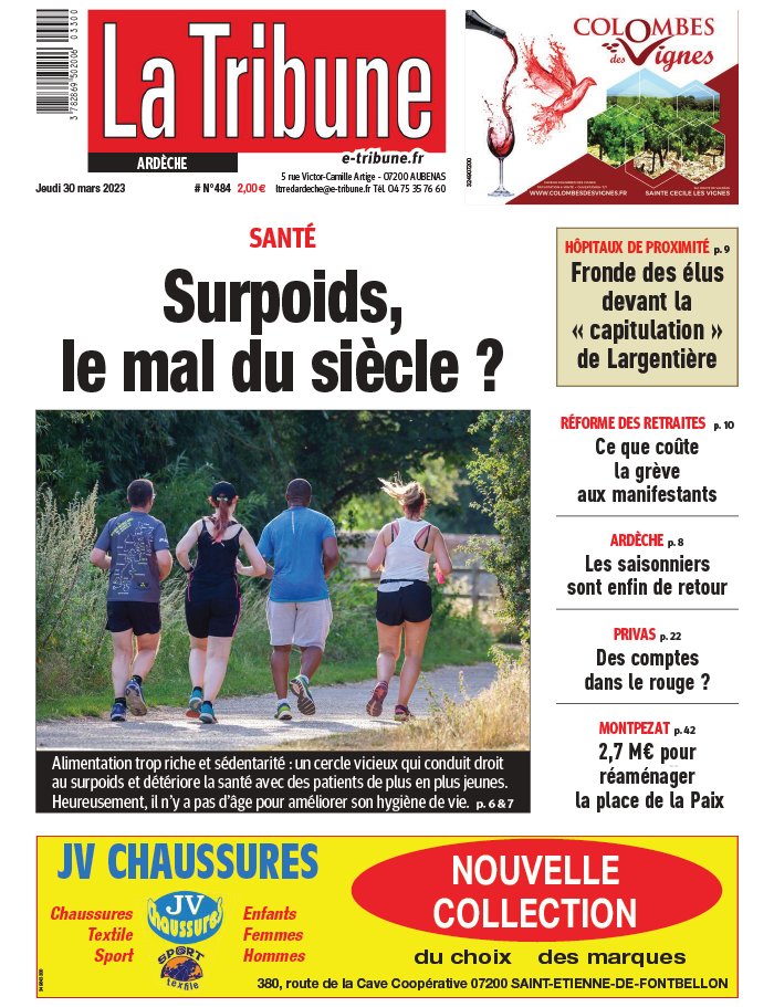 La Tribune de Montélimar N°484 du 30 mars 2023 à télécharger sur iPad