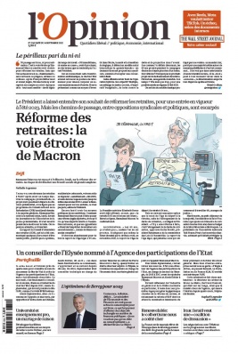 L'Opinion N°20220914 du 14 septembre 2022 à télécharger sur iPad