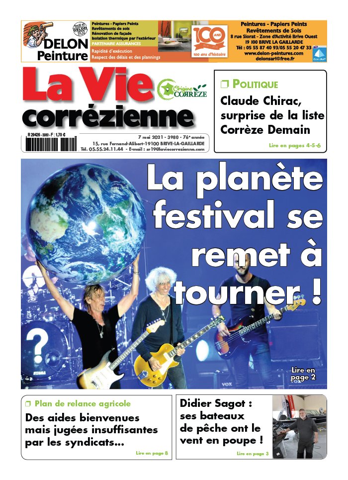 La Vie Correzienne N°3980 du 07 mai 2021 à télécharger sur iPad