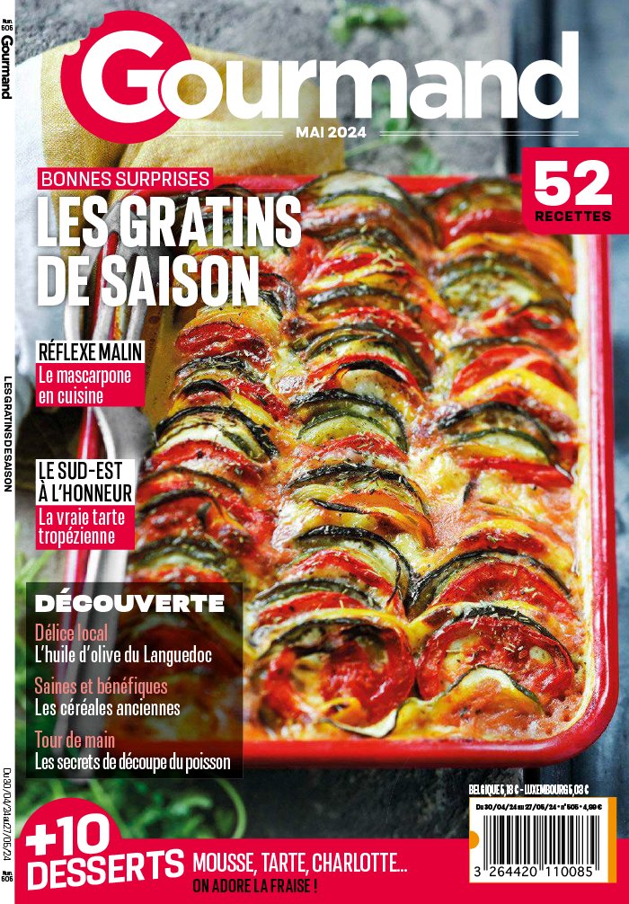 Gourmand N°505 du 30 avril 2024 à télécharger sur iPad