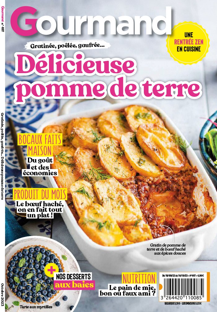 Gourmand N°497 du 19 septembre 2023 à télécharger sur iPad