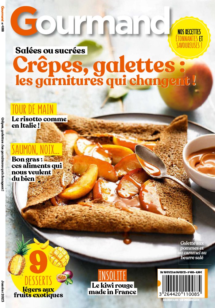 Gourmand N°488 du 10 janvier 2023 à télécharger sur iPad