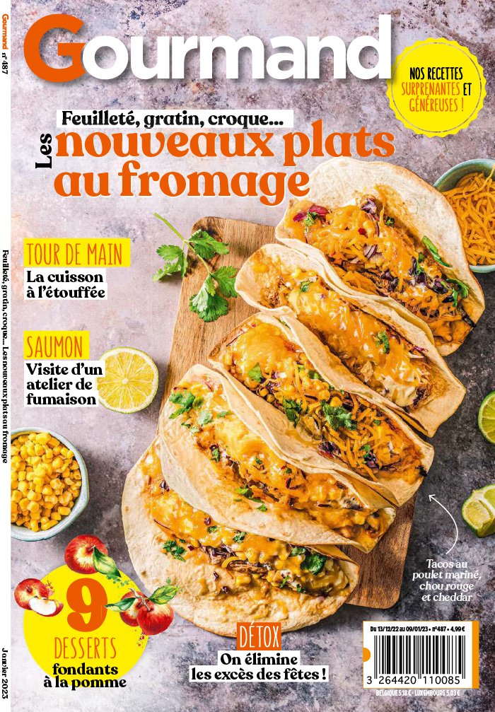 Gourmand N°487 du 13 décembre 2022 à télécharger sur iPad