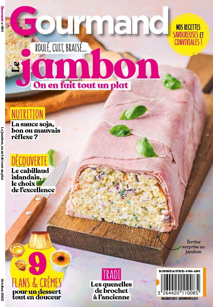 Gourmand N°484 du 20 septembre 2022 à télécharger sur iPad