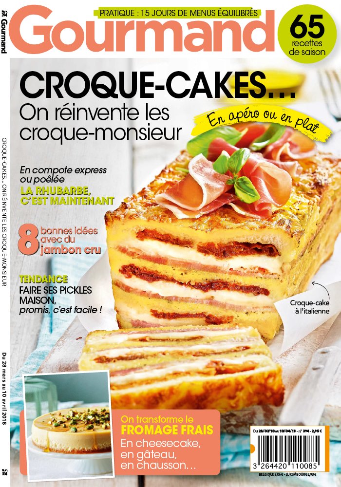 Gourmand N°394 du 01 avril 2018 à télécharger sur iPad