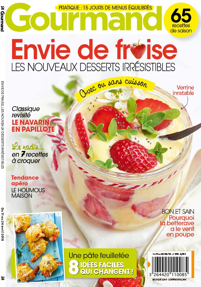Gourmand N°395 du 11 avril 2018 à télécharger sur iPad
