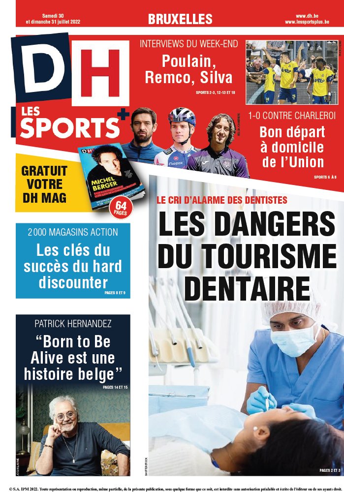 La Dernière Heure/Les Sports N°20220730 du 30 juillet 2022 à télécharger sur iPad