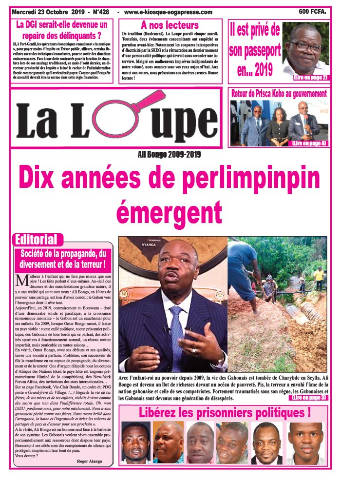 La Loupe N°428 du 23 octobre 2019 à télécharger sur iPad