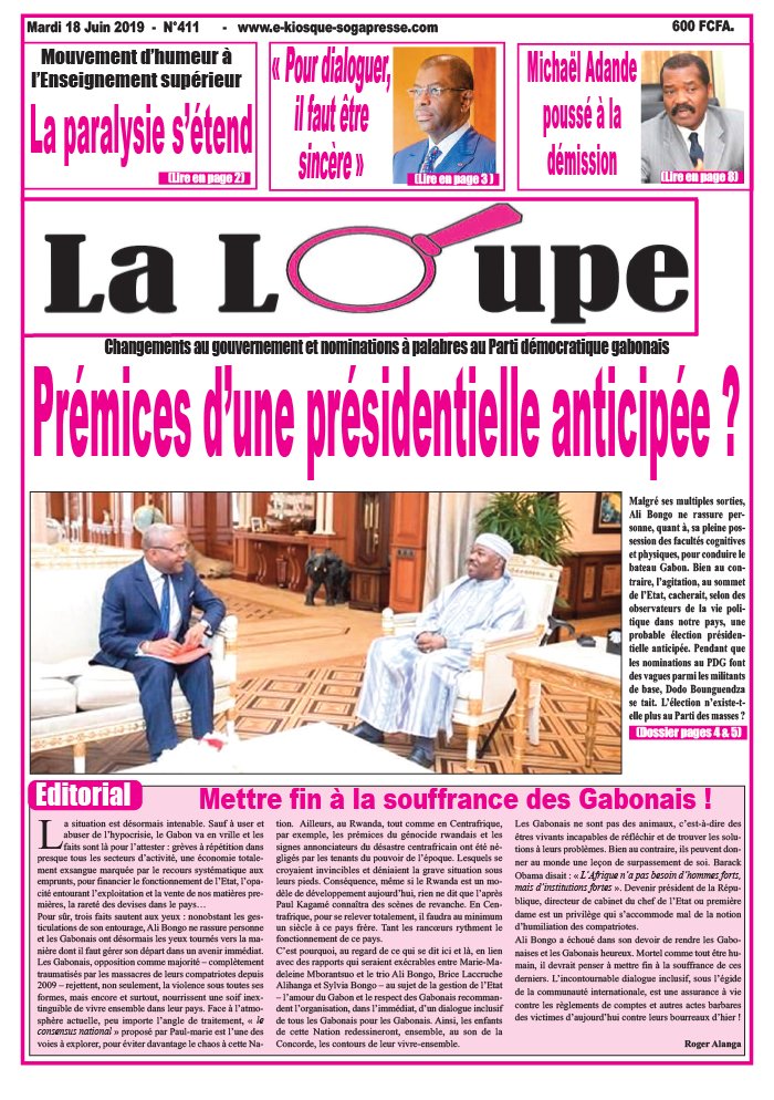 La Loupe N°411 du 18 juin 2019 à télécharger sur iPad