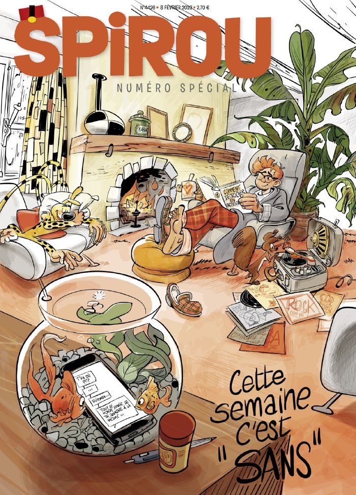 Le Journal de Spirou N°4426 du 08 février 2023 à télécharger sur iPad