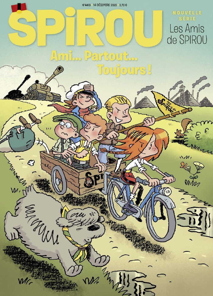 Le Journal de Spirou N°4418 du 14 décembre 2022 à télécharger sur iPad