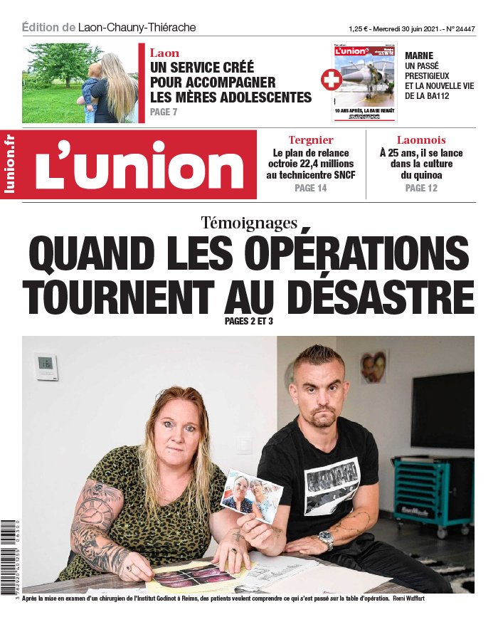 L'Union N°20210630 du 30 juin 2021 à télécharger sur iPad