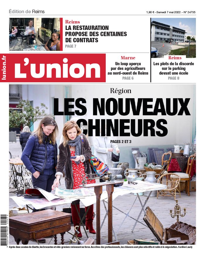 L'Union N°20220507 du 07 mai 2022 à télécharger sur iPad