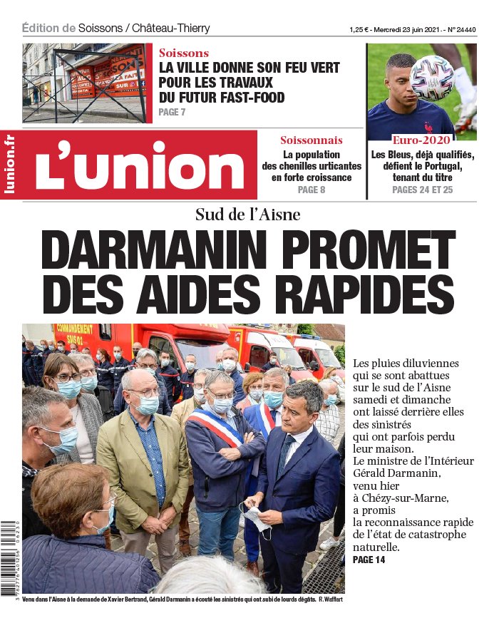 L'Union N°20210623 du 23 juin 2021 à télécharger sur iPad