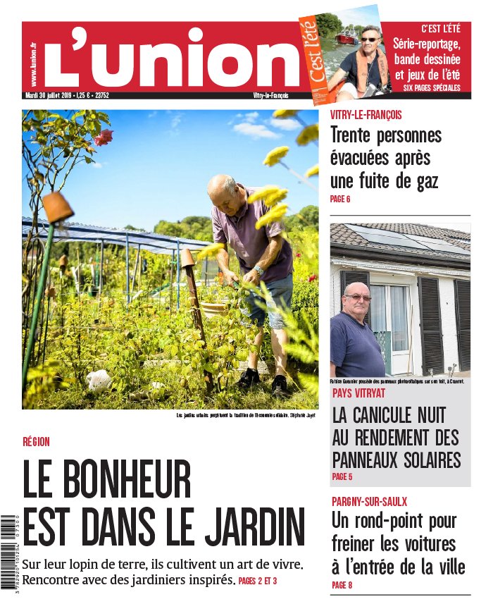 L'Union N°20190730 du 30 juillet 2019 à télécharger sur iPad