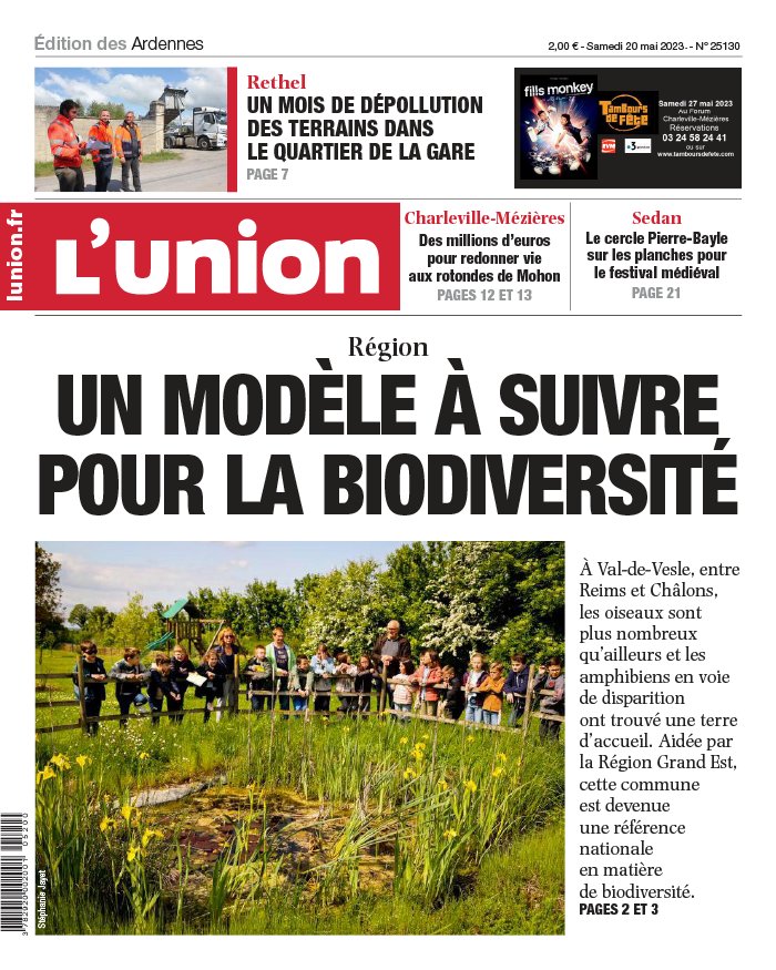 L'Union N°20230520 du 20 mai 2023 à télécharger sur iPad