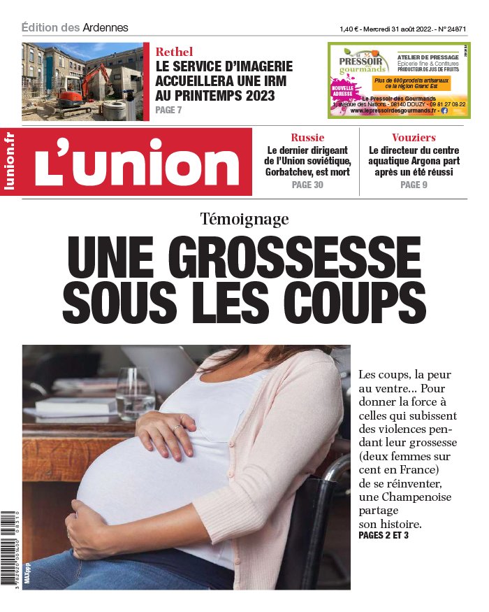 L'Union N°20220831 du 31 août 2022 à télécharger sur iPad