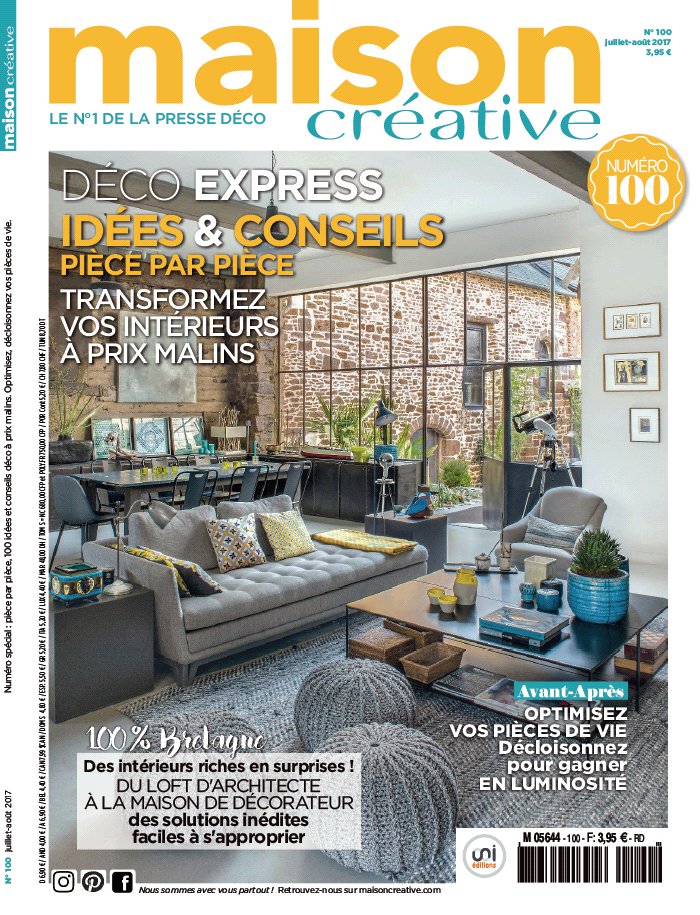 Maison Créative N°100 du 30 juin 2017 à télécharger sur iPad