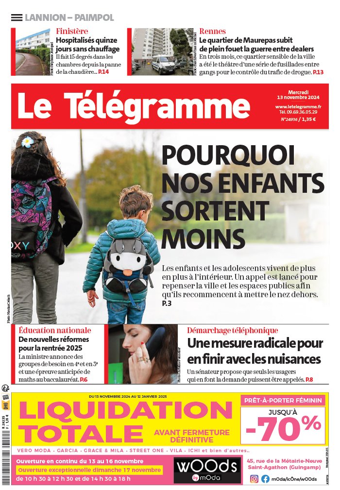 Abonnement Le Télégramme Pas Cher avec BOUQUET INFO ePresse.fr