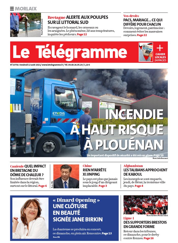 Abonnement Le Télégramme Pas Cher Avec Bouquet Info Epresse Fr