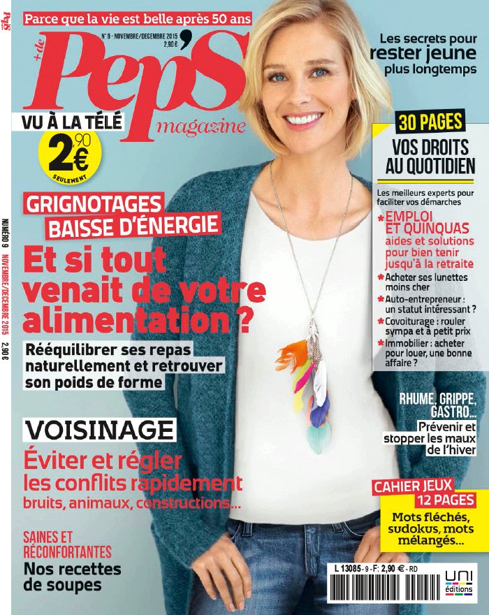 Plus de Peps N°9 du 16 octobre 2015 à télécharger sur iPad