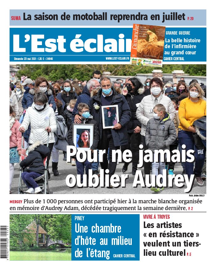 L'Est éclair N°24846 du 23 mai 2021 à télécharger sur iPad