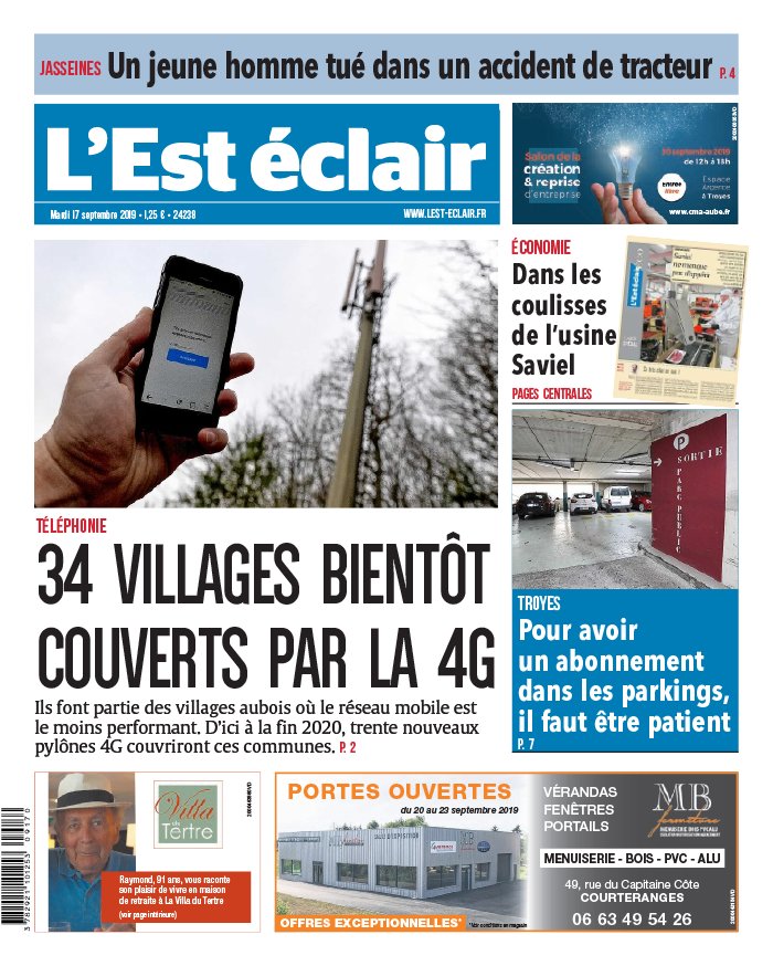 L'Est éclair N°24238 du 17 septembre 2019 à télécharger sur iPad