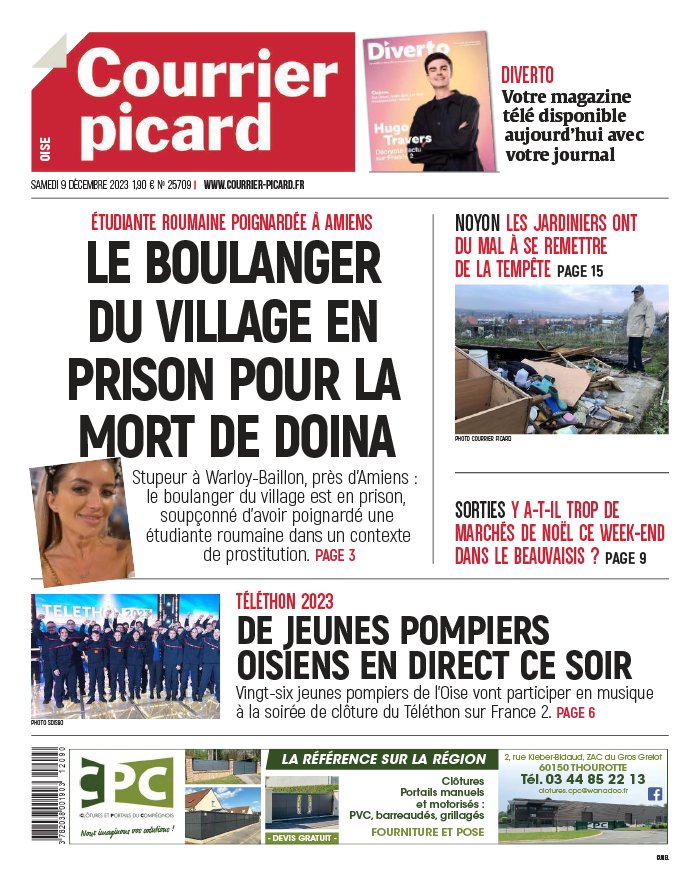 Courrier Picard N°20231209 du 09 décembre 2023 à télécharger sur iPad
