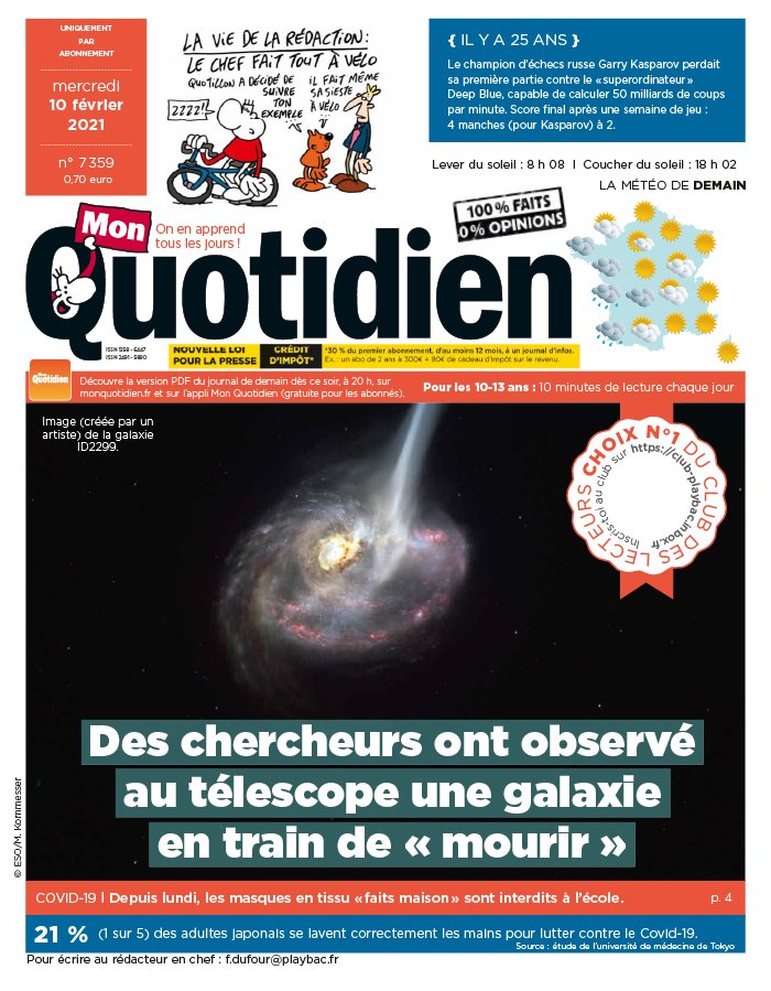 Mon Quotidien du 10 février 2021