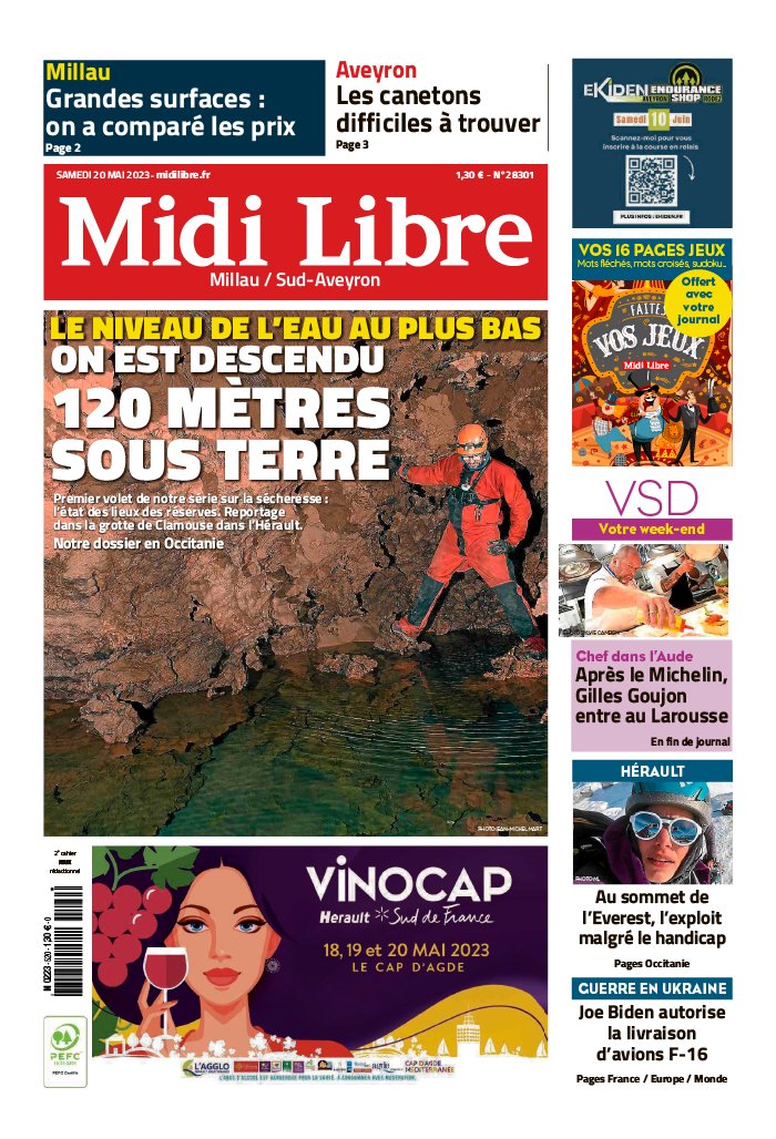 Midi Libre N°20230520 du 20 mai 2023 à télécharger sur iPad