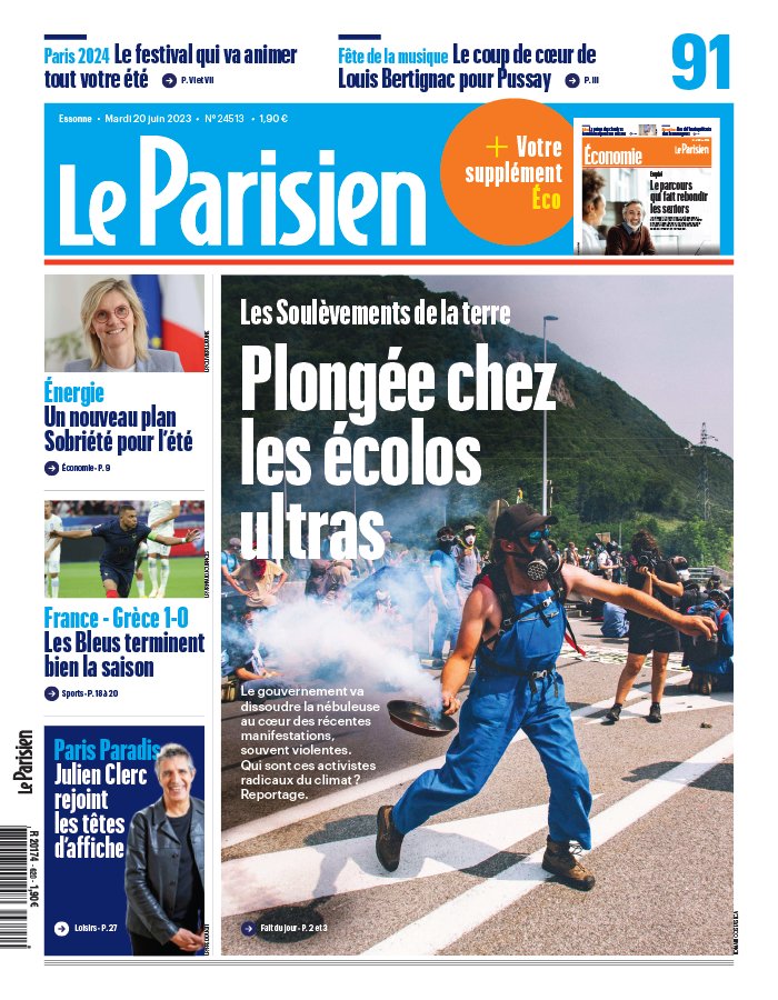 Le Parisien N°20230620 du 20 juin 2023 à télécharger sur iPad