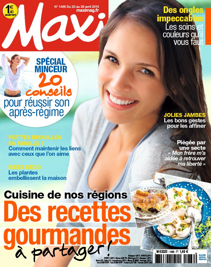 Maxi N°1486 du 20 avril 2015 à télécharger sur iPad