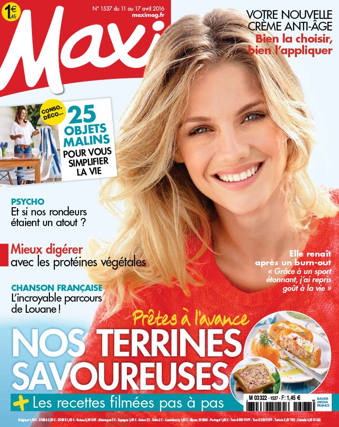 Maxi N°1537 du 11 avril 2016 à télécharger sur iPad