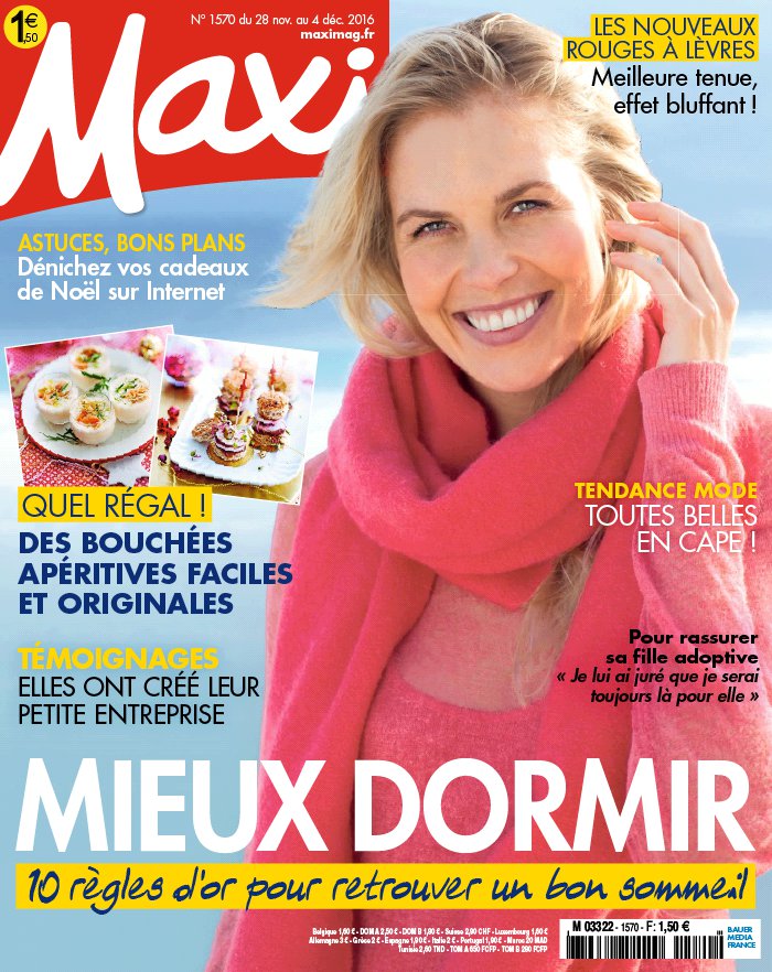 Maxi N°1570 du 28 novembre 2016 à télécharger sur iPad