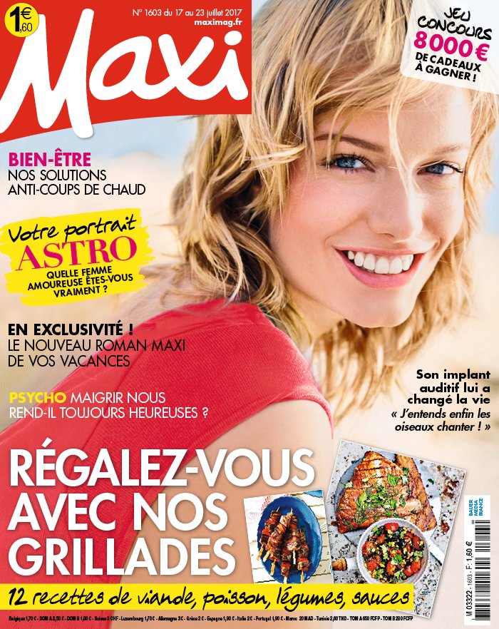 Maxi N°1603 du 17 juillet 2017 à télécharger sur iPad