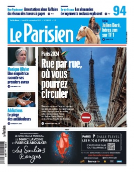 Le Parisien N°20231130 du 30 novembre 2023 à télécharger sur iPad