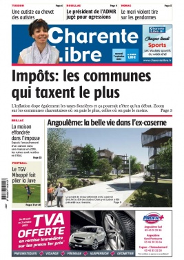 Charente Libre N°24154 du 07 septembre 2022 à télécharger sur iPad