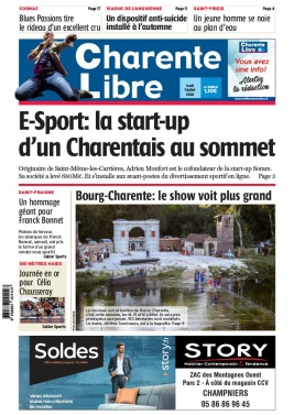 Charente Libre N°24104 du 11 juillet 2022 à télécharger sur iPad