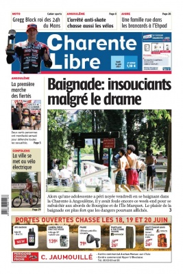 Charente Libre N°23769 du 14 juin 2021 à télécharger sur iPad