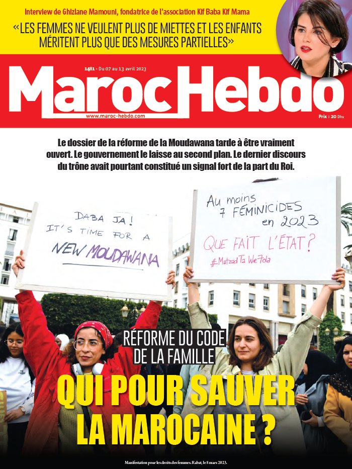 Maroc Hebdo N°1481 du 07 avril 2023 à télécharger sur iPad
