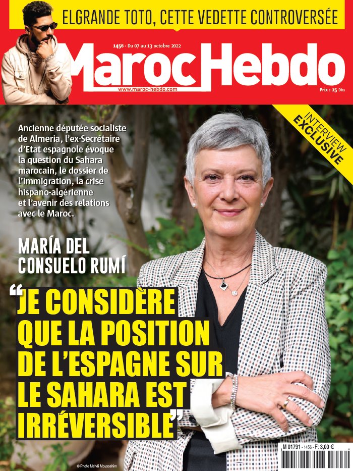 Maroc Hebdo N°1456 du 07 octobre 2022 à télécharger sur iPad
