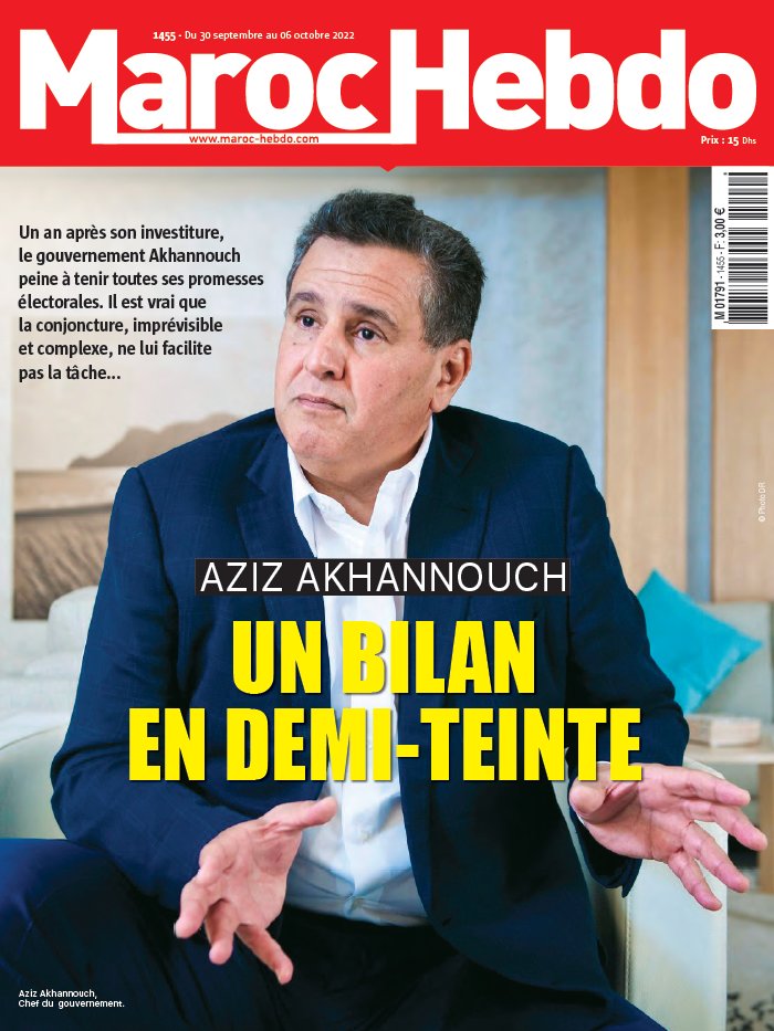 Maroc Hebdo N°1455 du 30 septembre 2022 à télécharger sur iPad