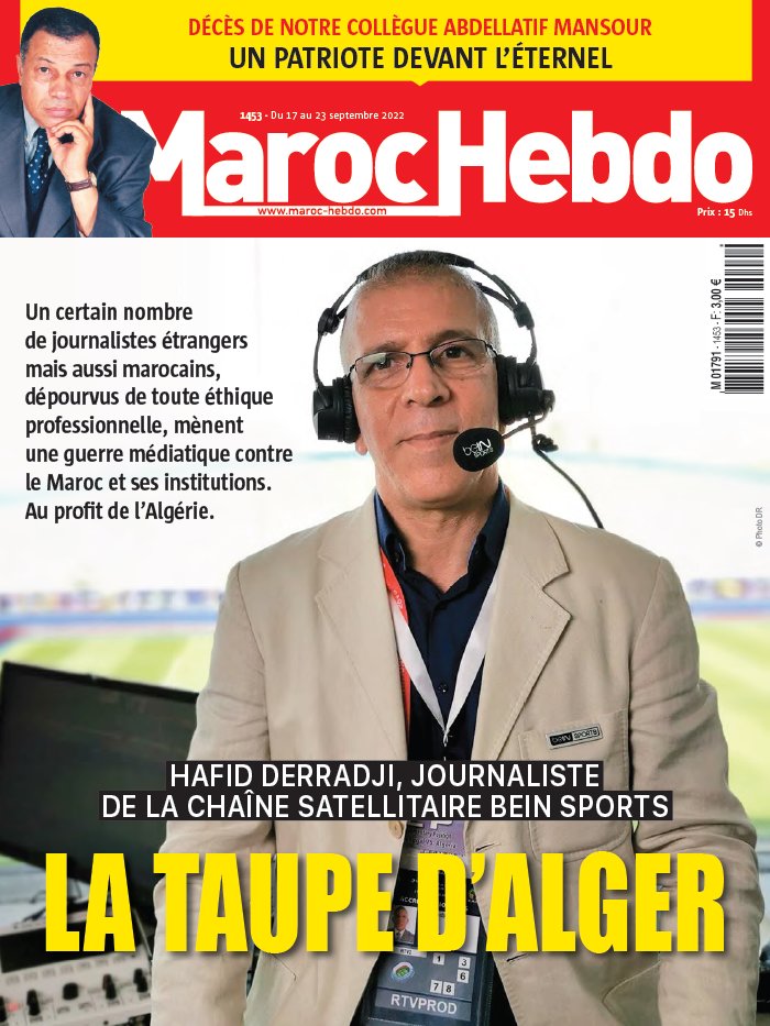 Maroc Hebdo N°1453 du 16 septembre 2022 à télécharger sur iPad