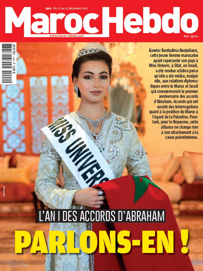 Maroc Hebdo N°1420 du 17 décembre 2021 à télécharger sur iPad